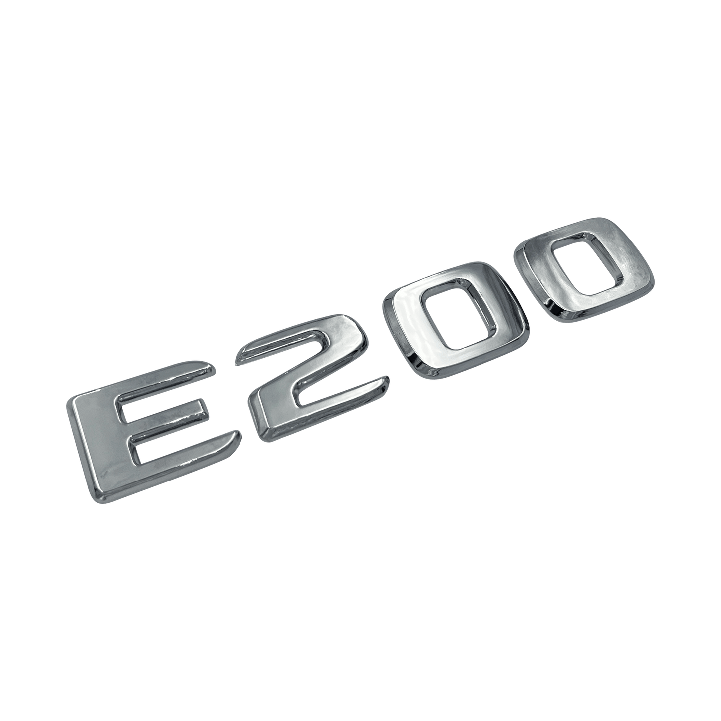 Chrome Mercedes E200 Emblem Badge - Driverse.dk | Driverse